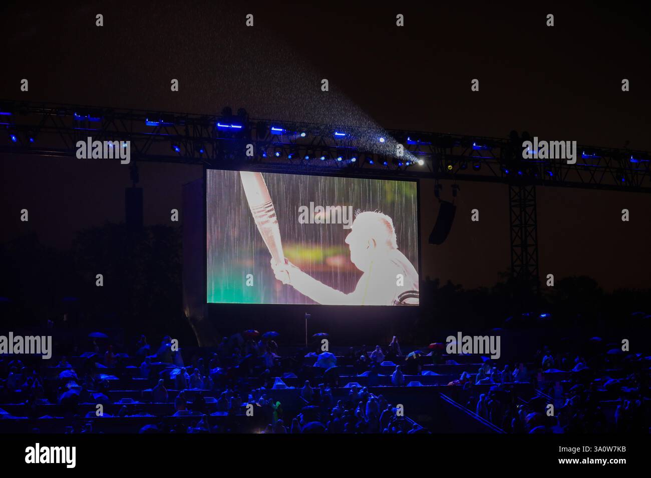 July 26th, 2024 - Paris, France: Charles Coste, the oldest living ...