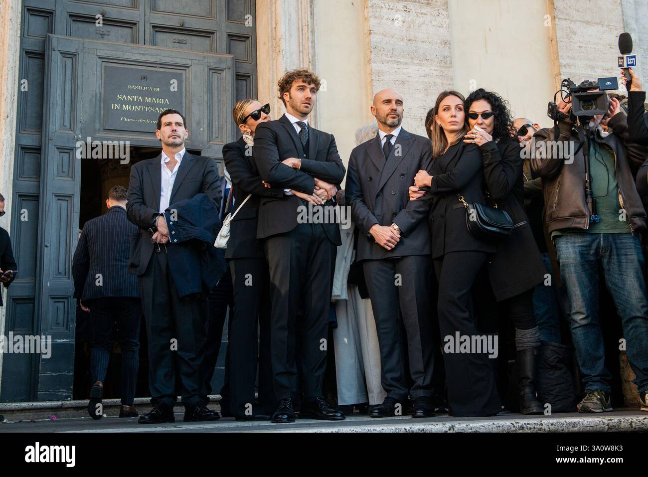 Roma, Italia. 05th Mar, 2025. Funerali Eleonora Giorgi alla chiesa ...