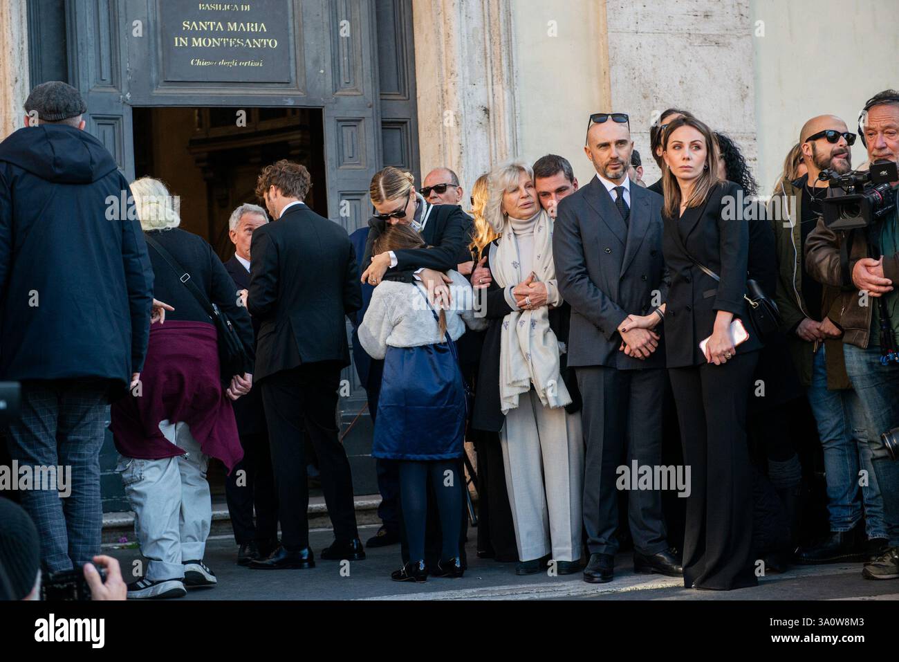Roma, Italia. 05th Mar, 2025. Funerali Eleonora Giorgi alla chiesa ...