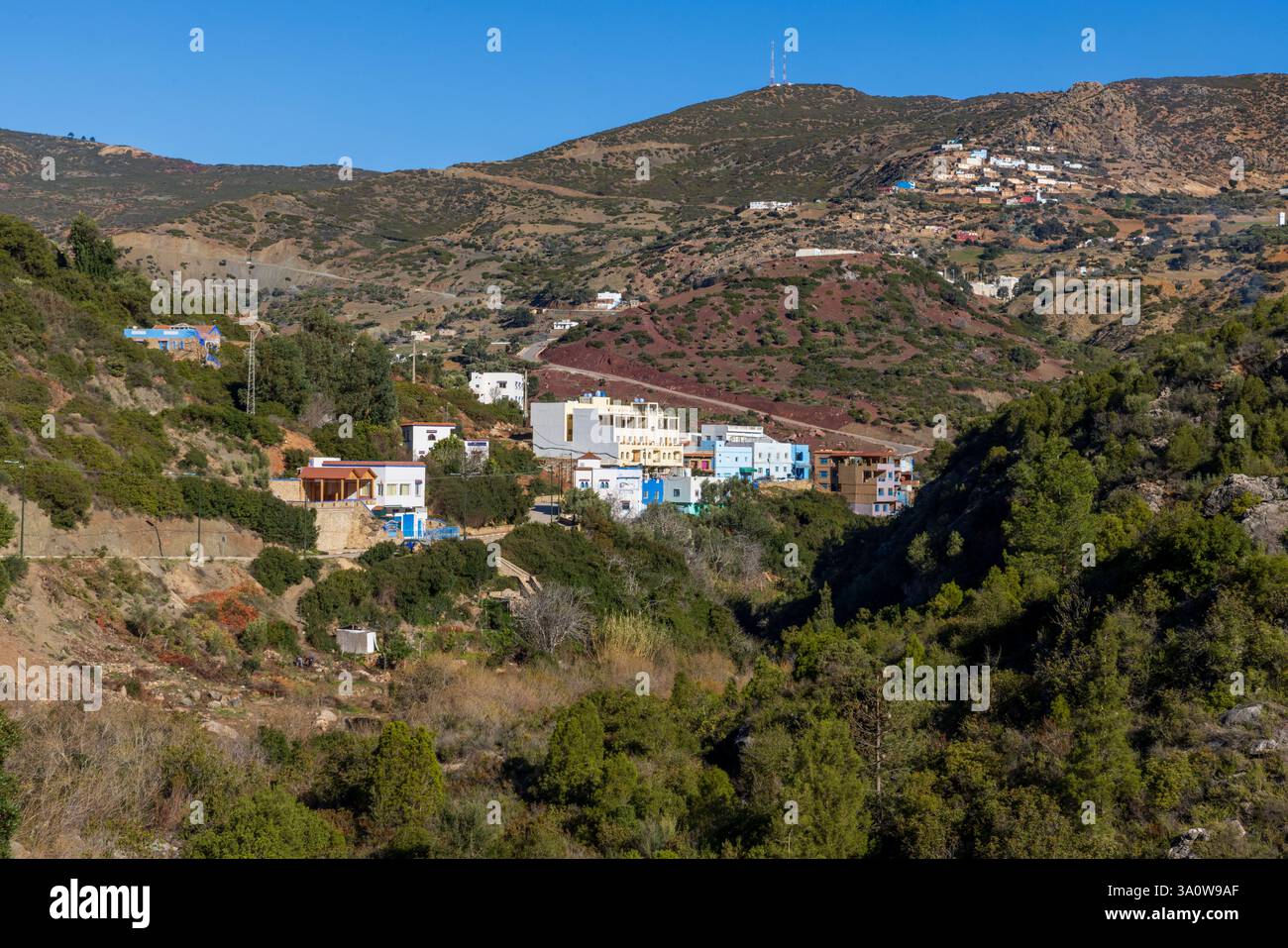 The Akchour waterfalls are a hidden gem near Chefchaouen, Morocco Stock ...