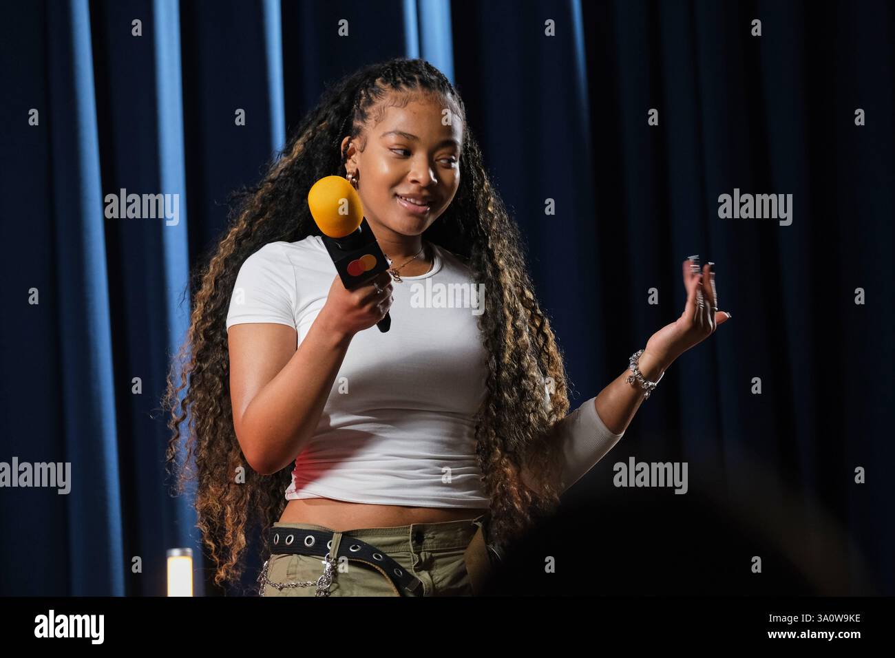 EDITORIAL USE ONLY Singer-songwriter and BRIT School alumni Young ...