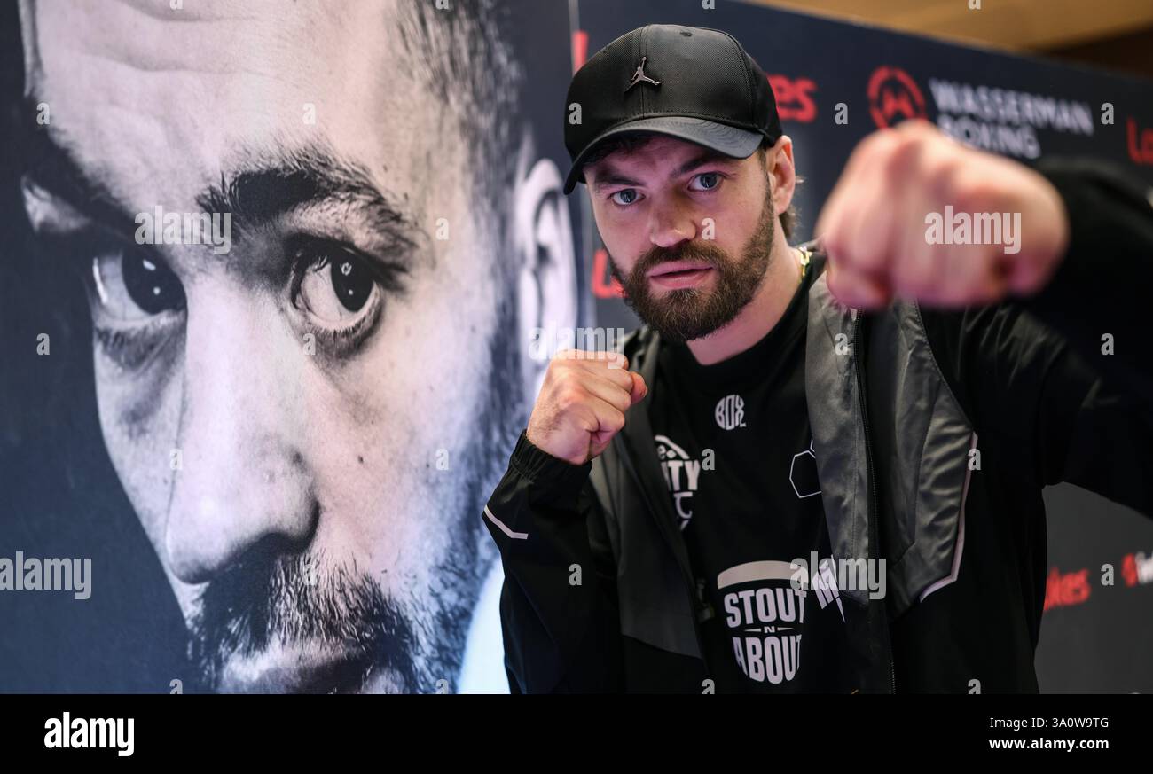 Brighton, UK. 5th Mar, 2025. Tyrone McKenna seen at a Press Confrerence ...