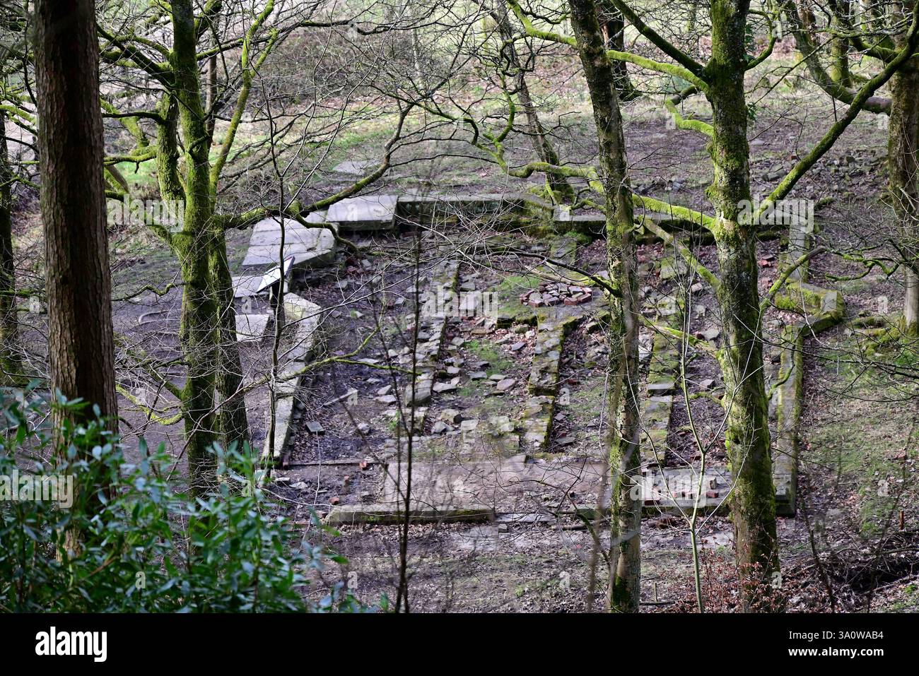 Around the UK - Rivington Hall Gardens - Remains of former property ...