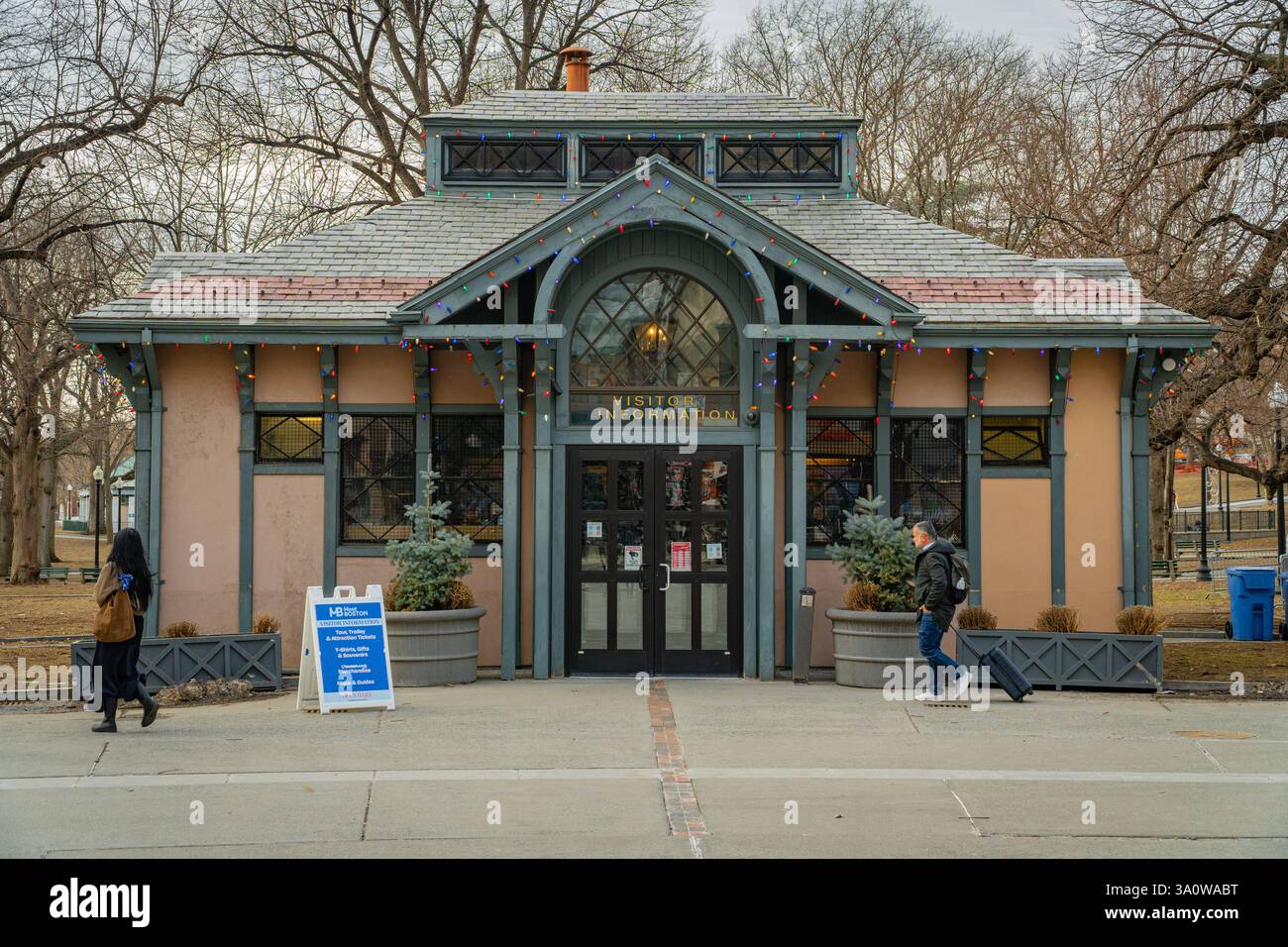 Boston, Massachusetts, USA - March 4, 2025 : The Boston Common Visitor ...
