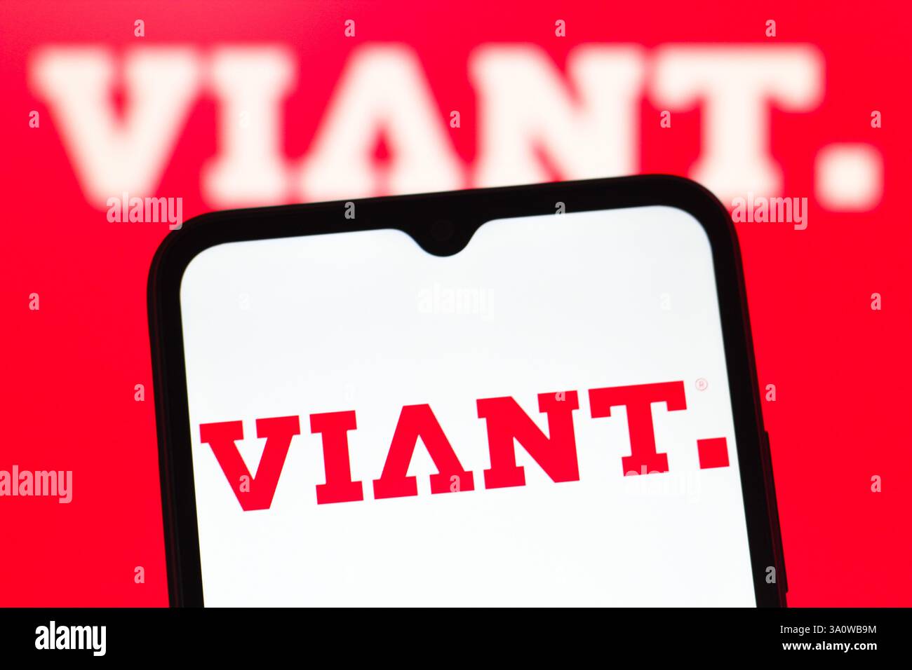 Canada. 5th Mar, 2025. In this photo illustration, the Viant Technology ...