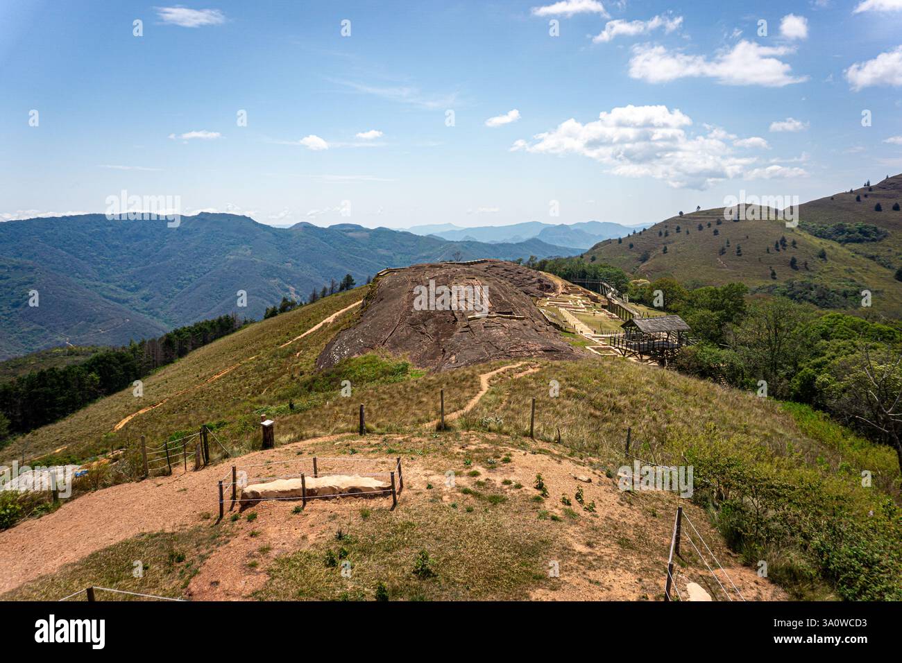 Perspective Of El Fuerte De Samaipata Bolivia Showcasing The Ancient ...