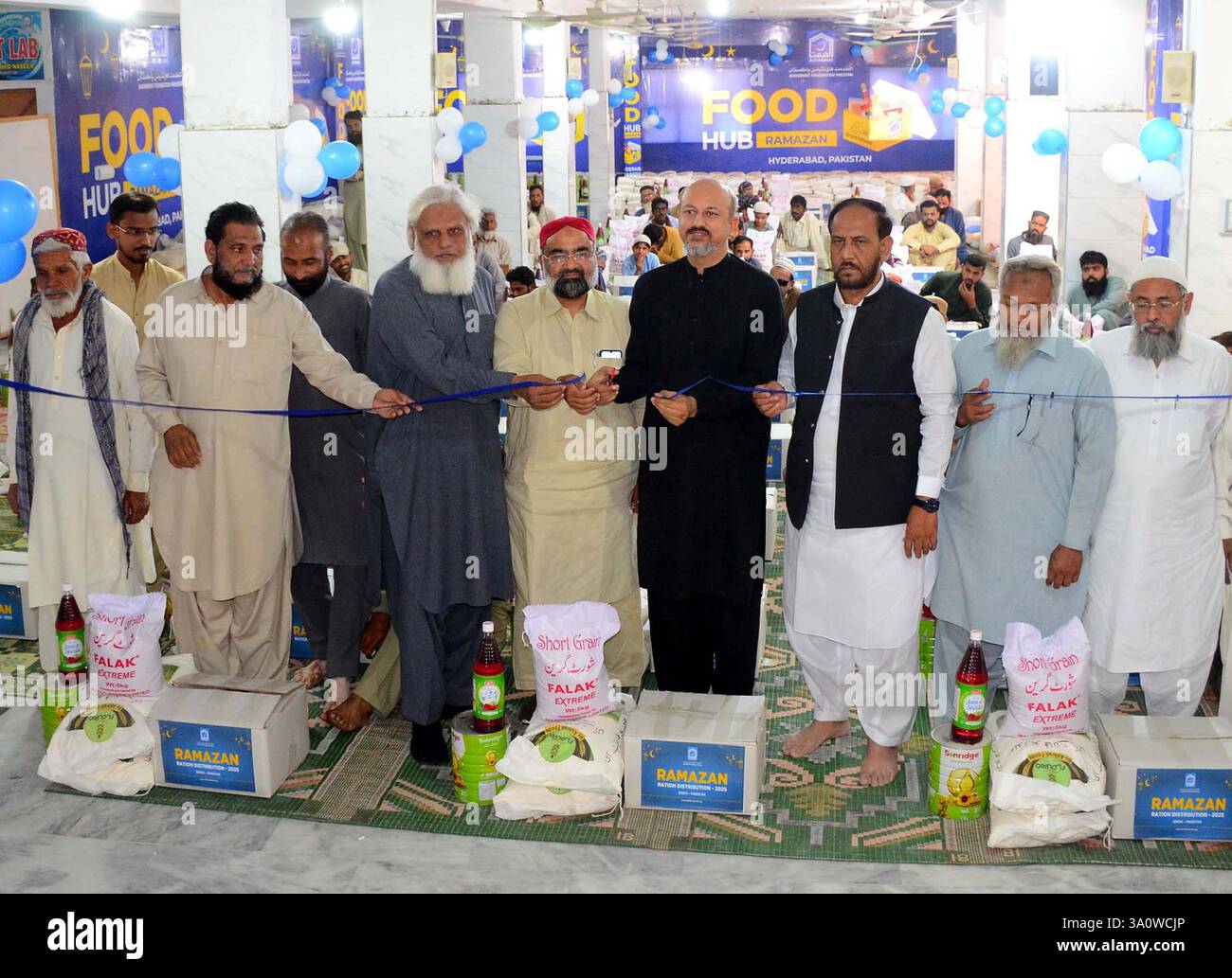 HYDERABAD, PAKISTAN, MAR 05: Jamat-e-Islami (JI) District Amir, Hafiz ...