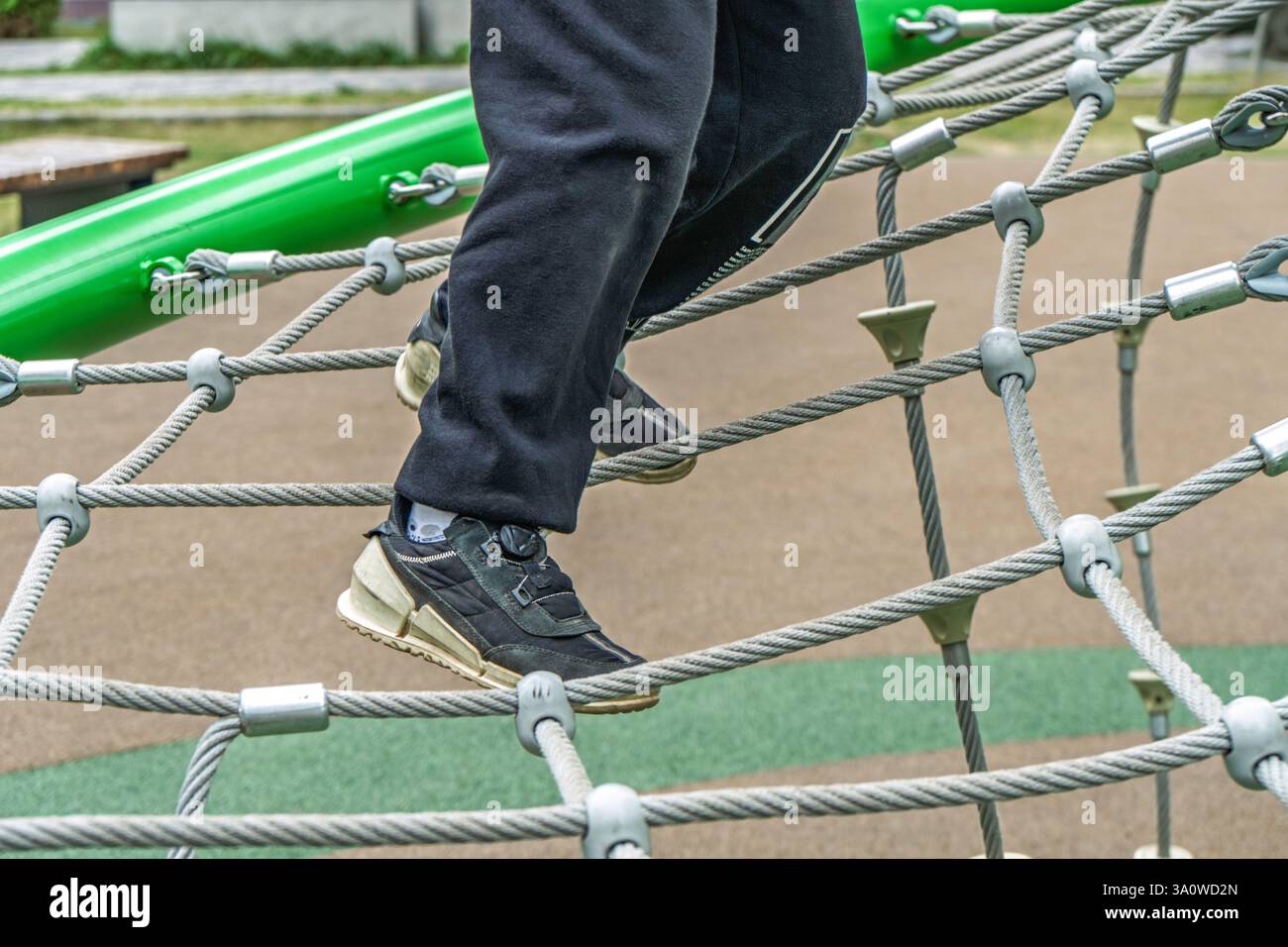 Rope playground feet hi-res stock photography and images - Alamy