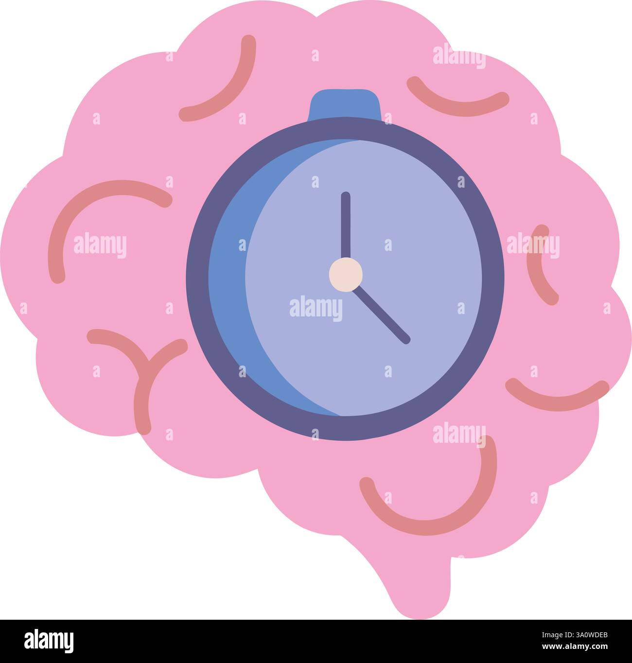 Subconscious Mind Time Stock Vector Image & Art - Alamy
