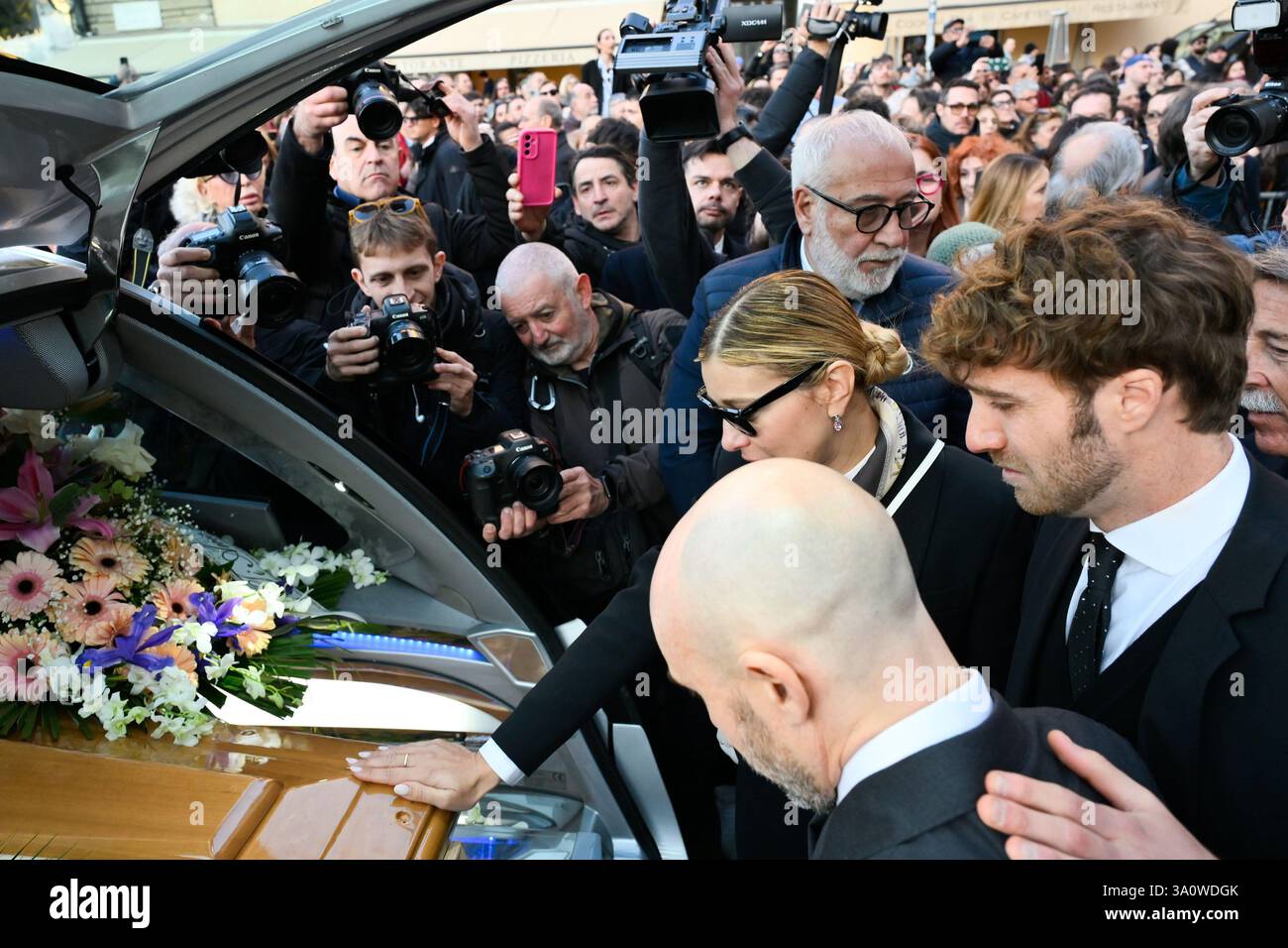 Rome, . 05th Mar, 2025. Rome, Eleonora Giorgi Funeral. In the photo the ...