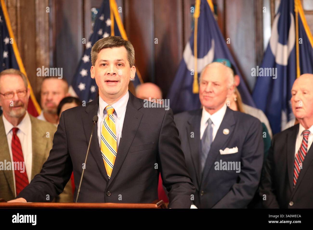 South Carolina Senate Majority Leader Shane Massey, R-Edgefield speaks ...