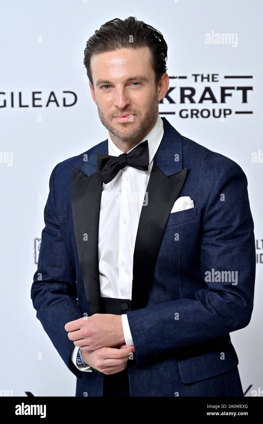 Alex Hafner at the after-party for 33rd Elton John AIDS Foundation ...