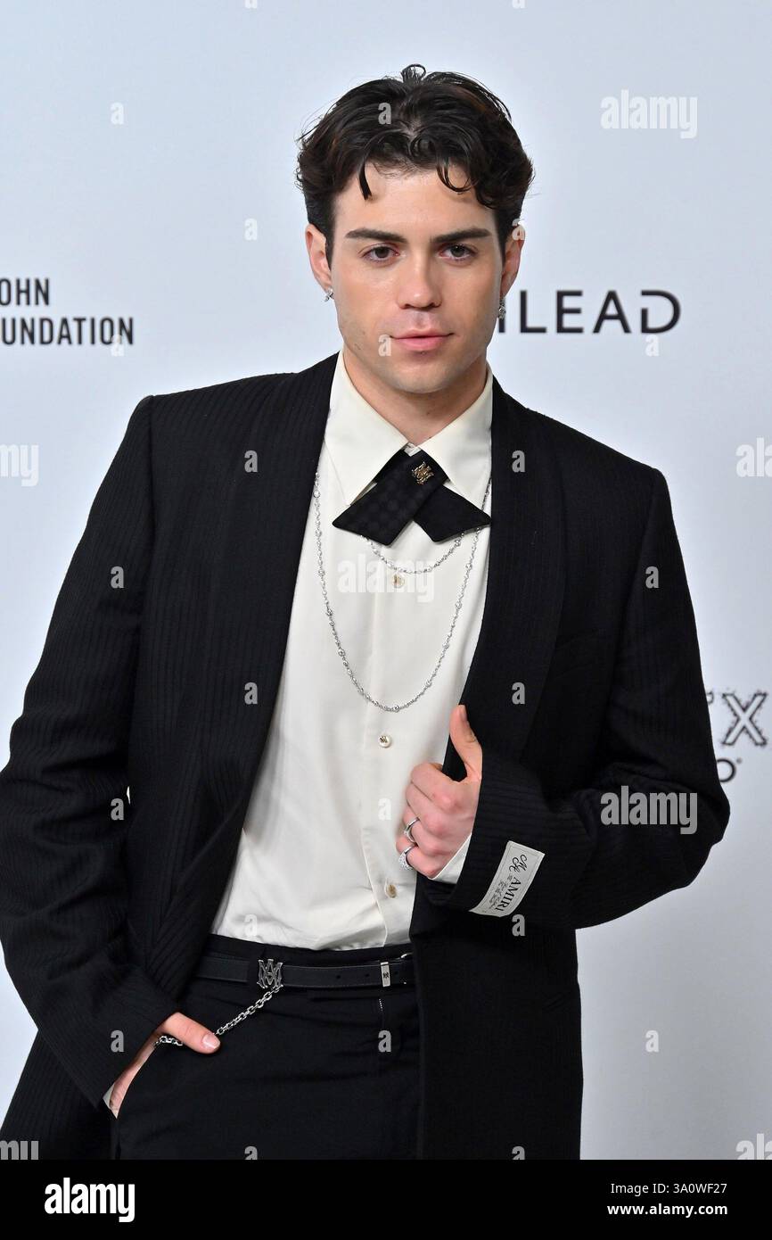 Ca. 02nd Mar, 2025. Benji Krol at the after-party for 33rd Elton John ...