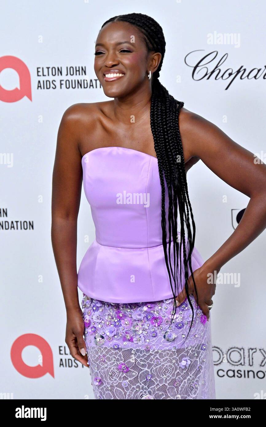 Krys Marshall at the after-party for 33rd Elton John AIDS Foundation ...