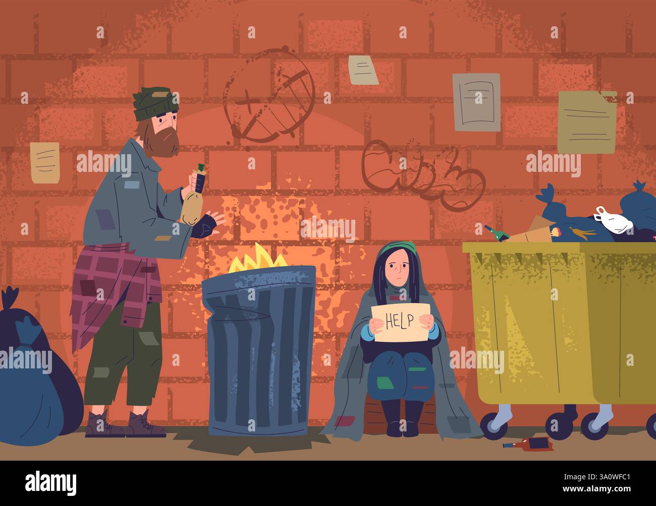 Sad desperate Stock Vector Images - Alamy