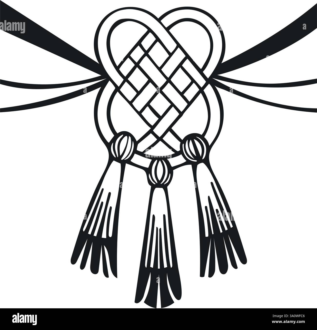 Wedding Knot with Ribbon Stock Vector Image & Art - Alamy