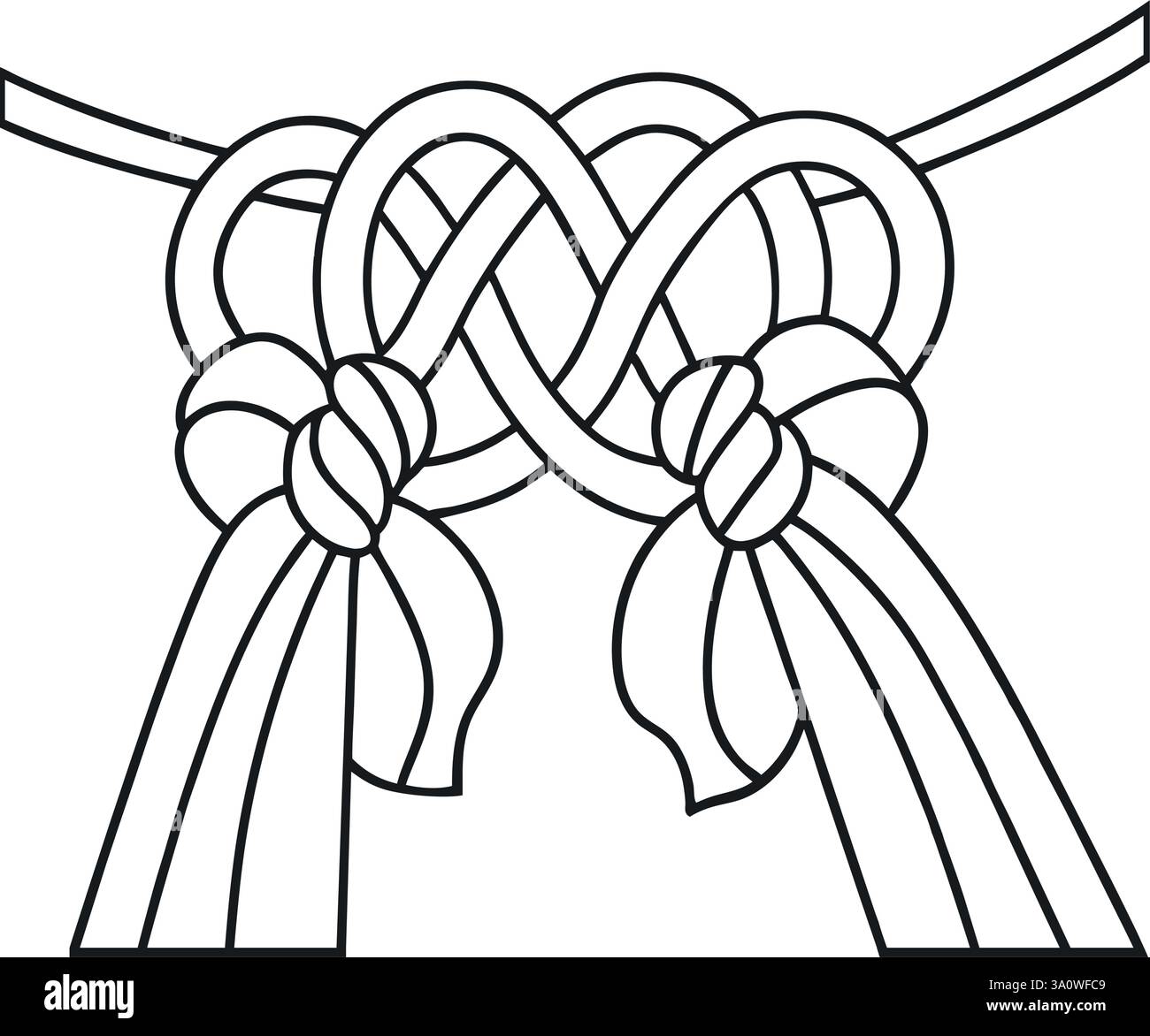 Wedding Knot Design Stock Vector Image & Art - Alamy