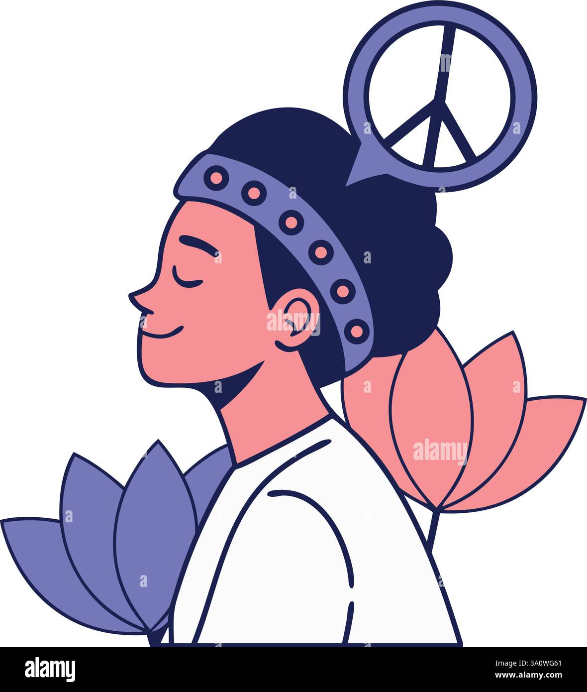Clear Mind Peace Icon Stock Vector Image & Art - Alamy