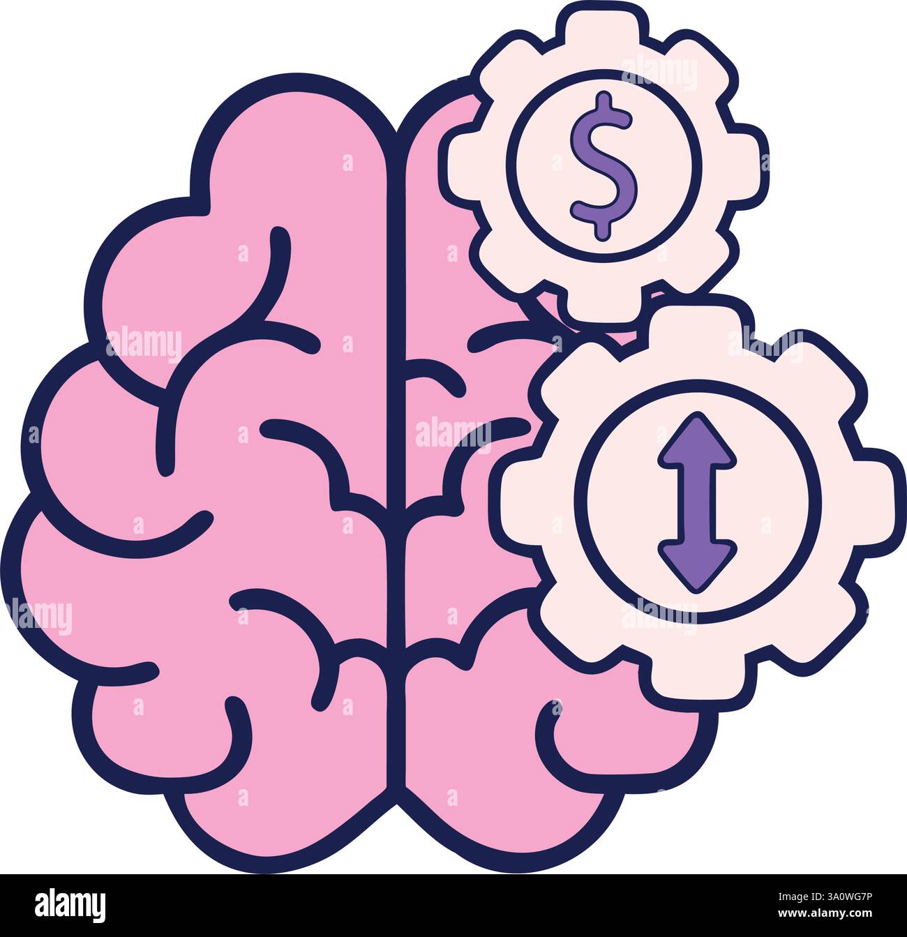 Fixed Mindset Money Beliefs Stock Vector Image & Art - Alamy