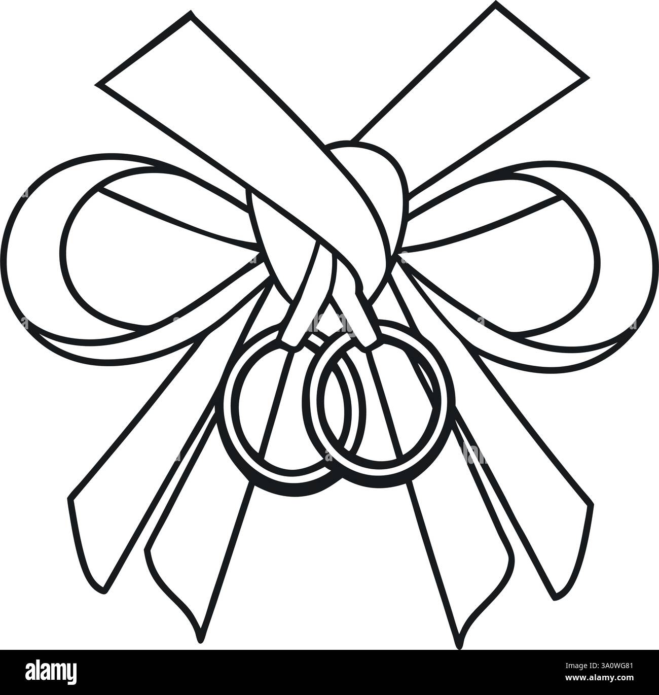 Wedding Knot Bow Stock Vector Image & Art - Alamy