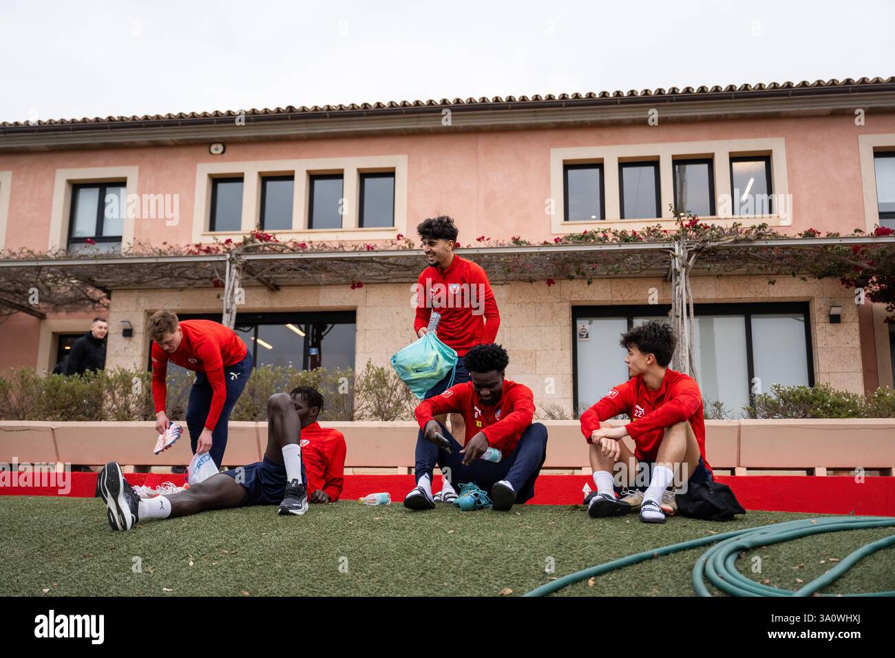 250305 Baker Amer, Samuel Asoma och Max Bjurström efter en ...