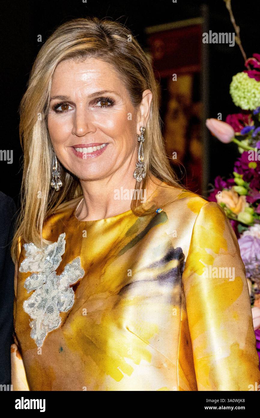 Queen Maxima during the contraperformance of the Cyprus Theatre ...