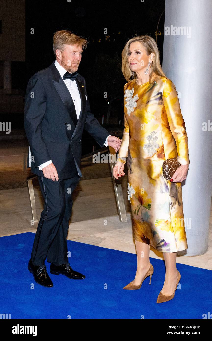 Nicosia, Cyprus. 05th Mar, 2025. King Willem-Alexander, Queen Maxima ...