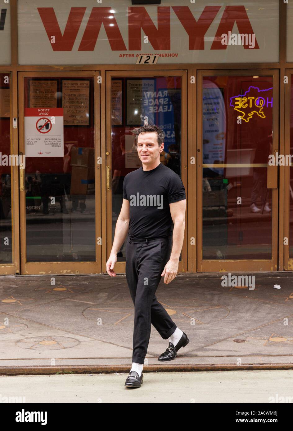 Actor Andrew Scott participates in a photo call outside the Lucille ...
