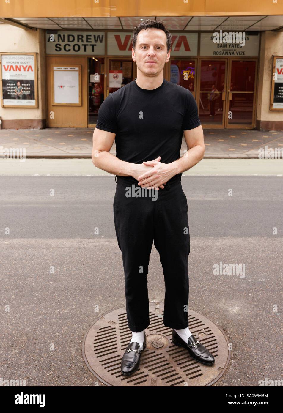 Actor Andrew Scott participates in a photo call outside the Lucille ...