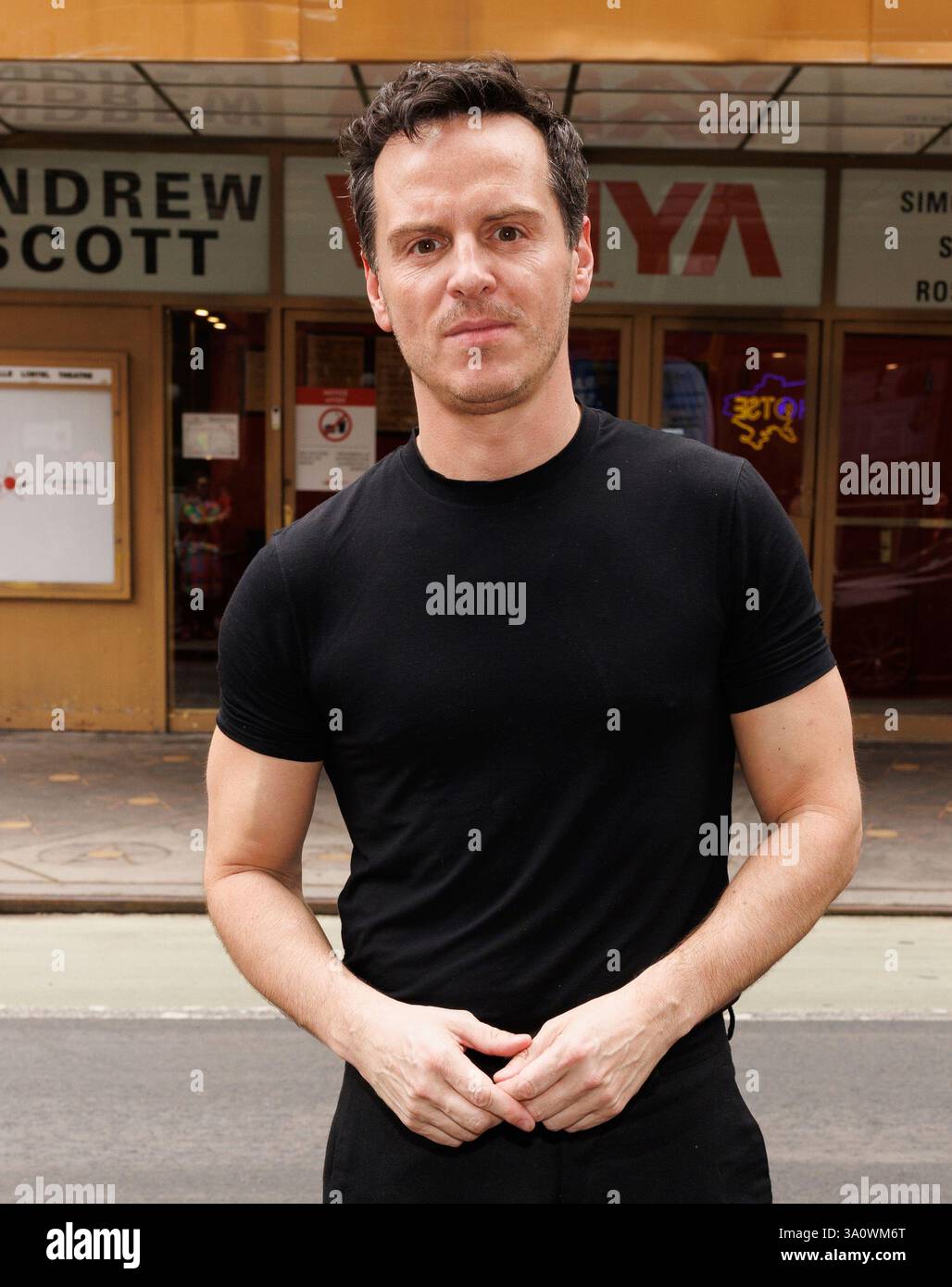 Actor Andrew Scott participates in a photo call outside the Lucille ...