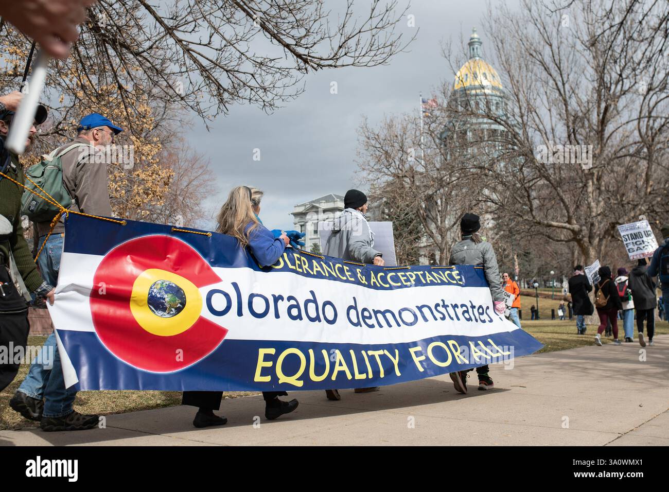 Denver, Colorado, USA. 5th Mar, 2025. Colorado Demonstrates at the ...