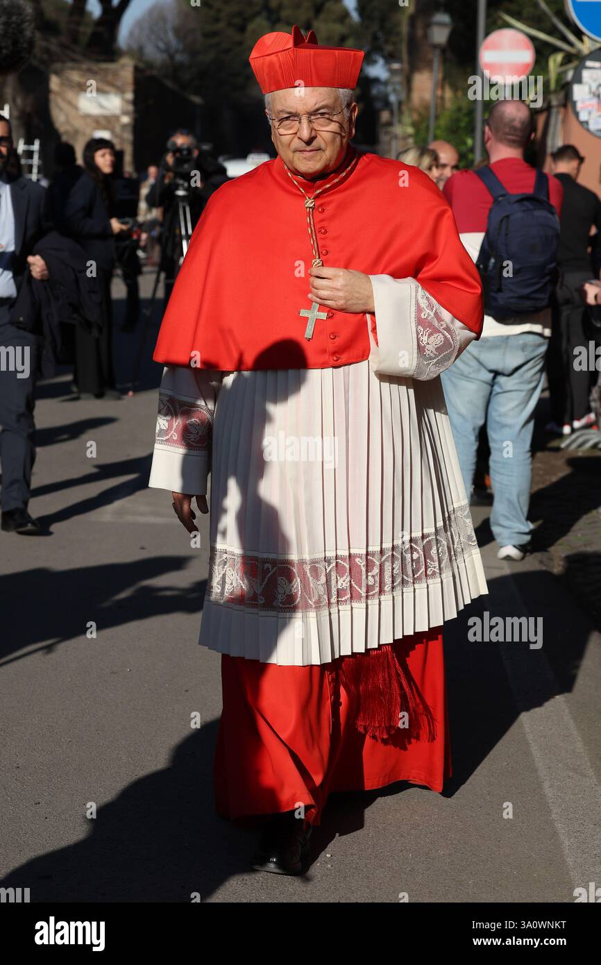 Rome, Italy 05.03.2025: Cardinal Angelo Sodano and nuns. Cardinal ...