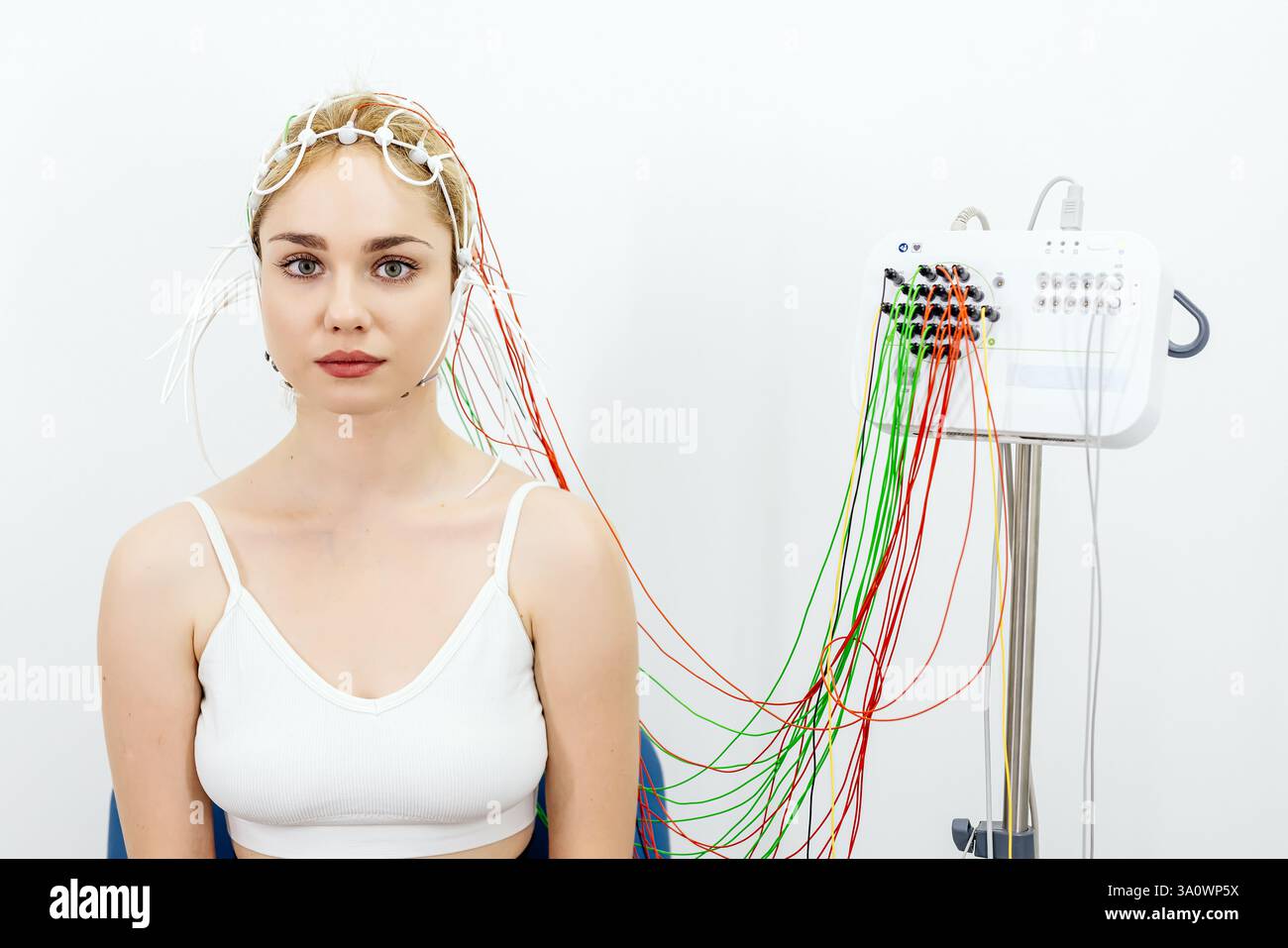 Female doctor checking eeg test hi-res stock photography and images - Alamy