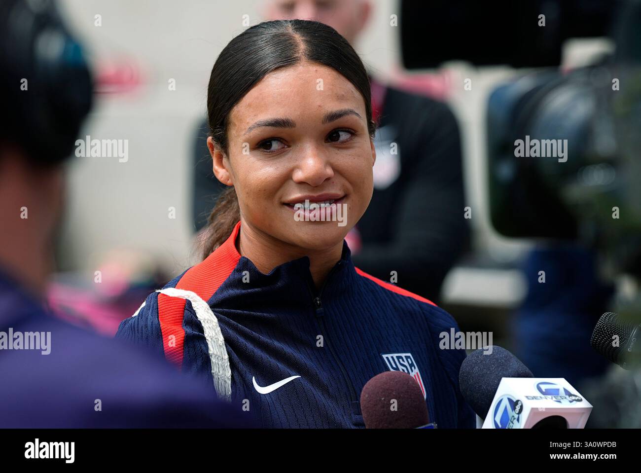 FILE - United States national women's soccer team player Sophia Smith ...