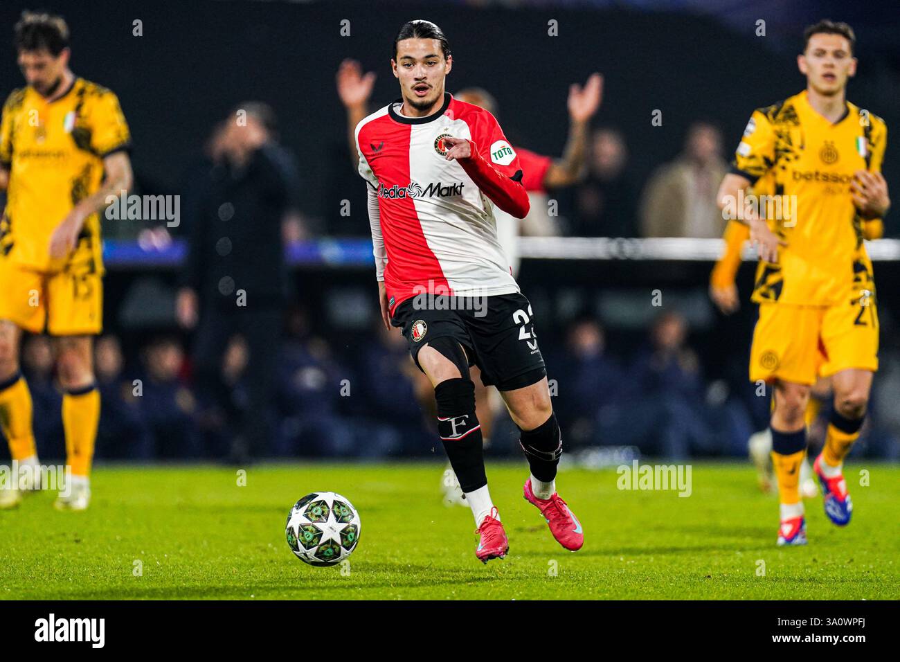 ROTTERDAM, NETHERLANDS - MARCH 5: Anis Hadj Moussa of Feyenoord ...