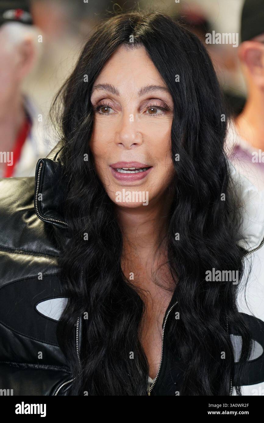 Cher at a public appearance for Cher Visits God s Love We Deliver ...