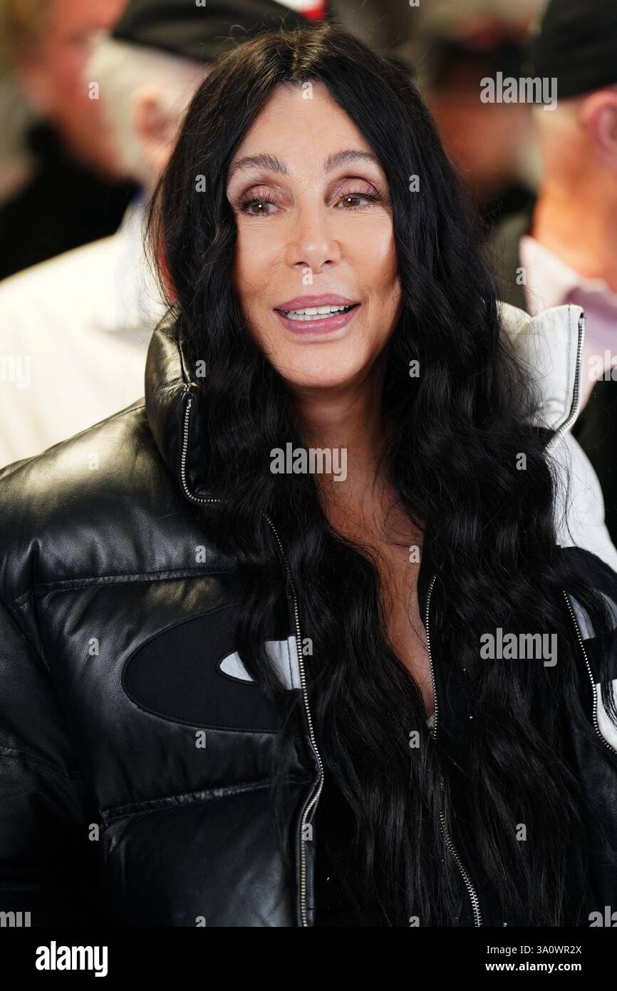Cher at a public appearance for Cher Visits God s Love We Deliver ...