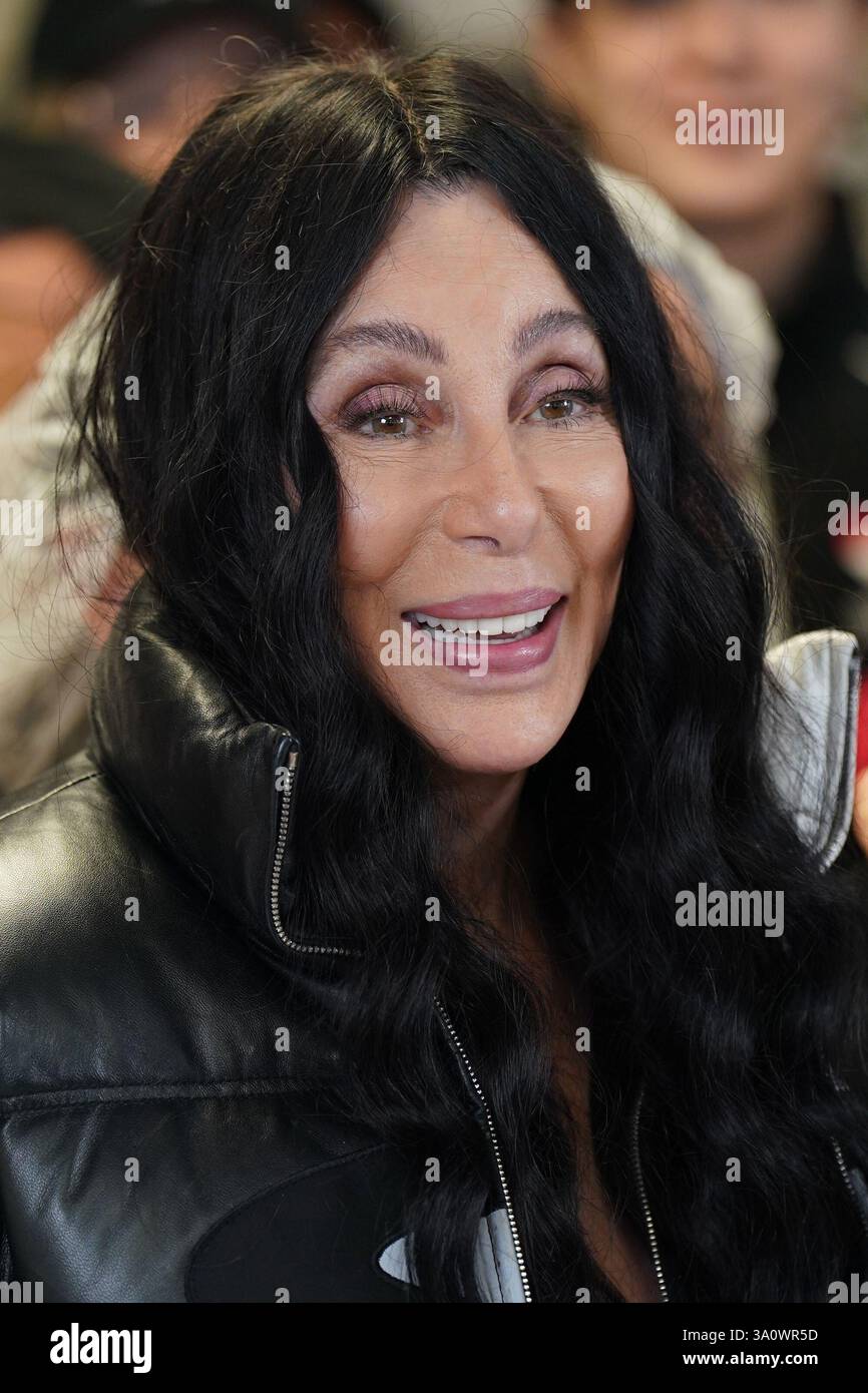 Cher at a public appearance for Cher Visits God s Love We Deliver ...
