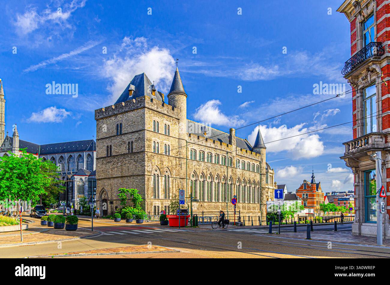 Castle of Gerald the Devil fortress Geeraard de Duivelsteen and ...