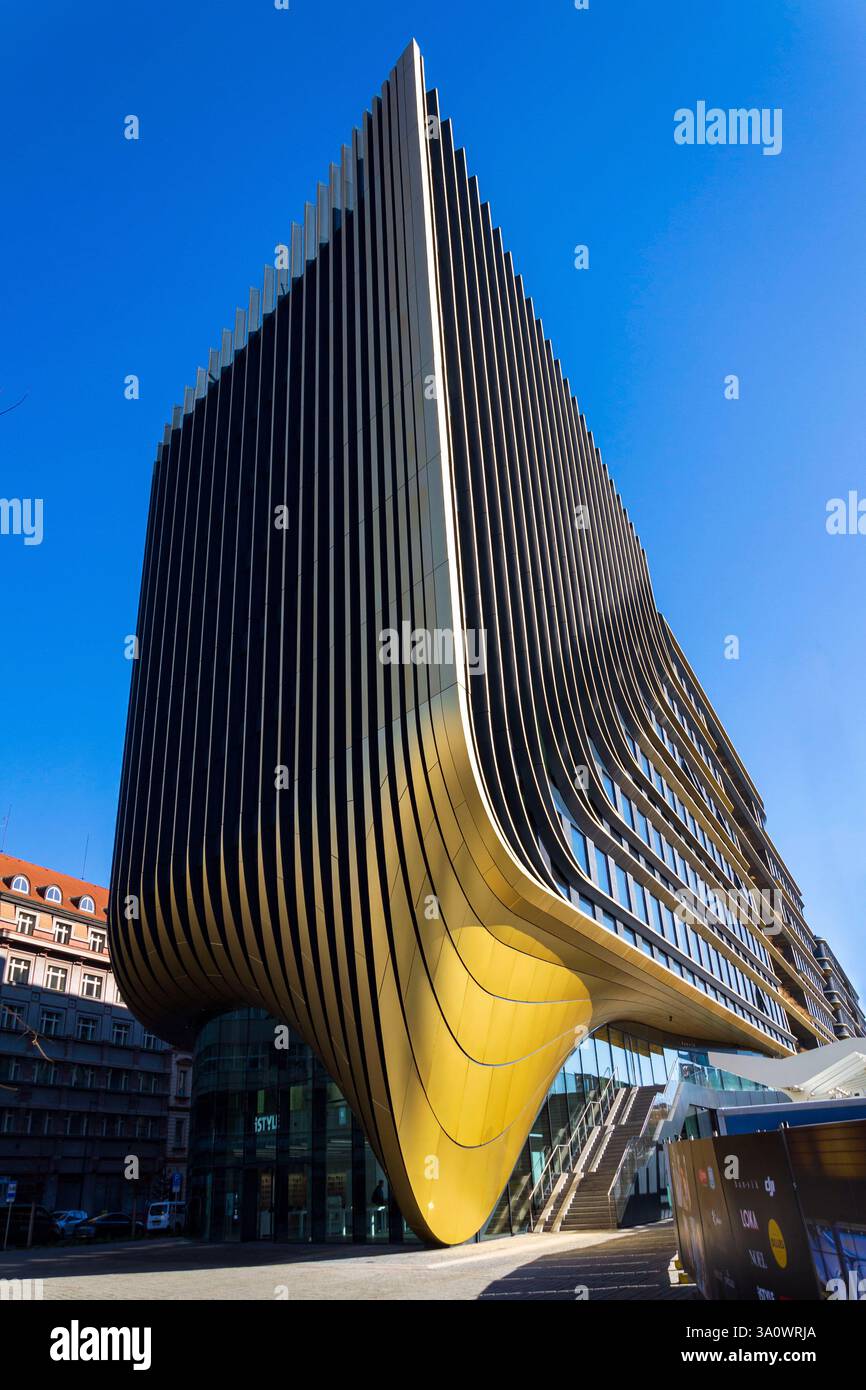 Masarycka office and retail building by Zaha Hadid Architects with ...