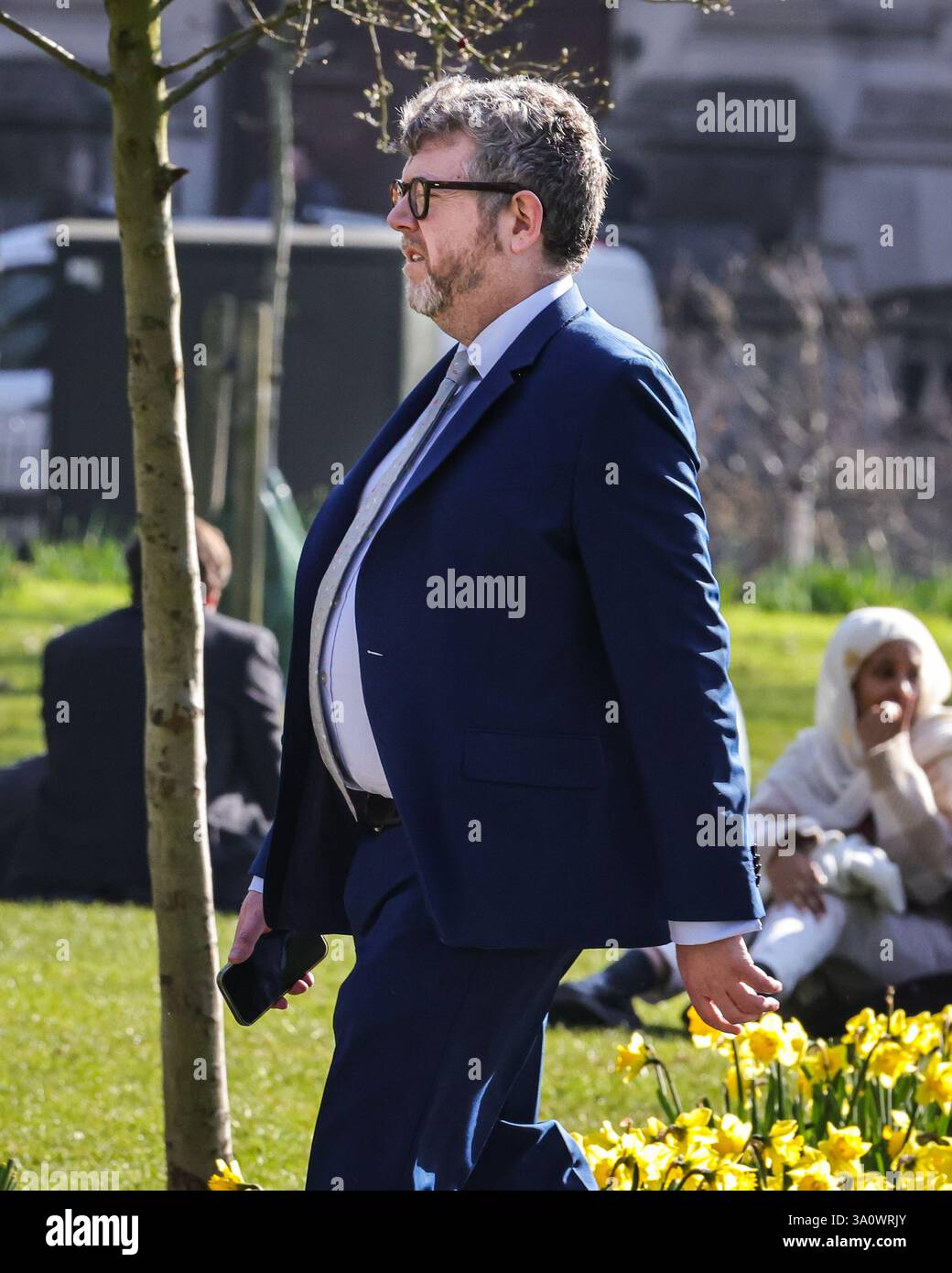 London, UK. 05th Mar, 2025. Matthew Doyle, Downing Street Director of Communications, takes a ...