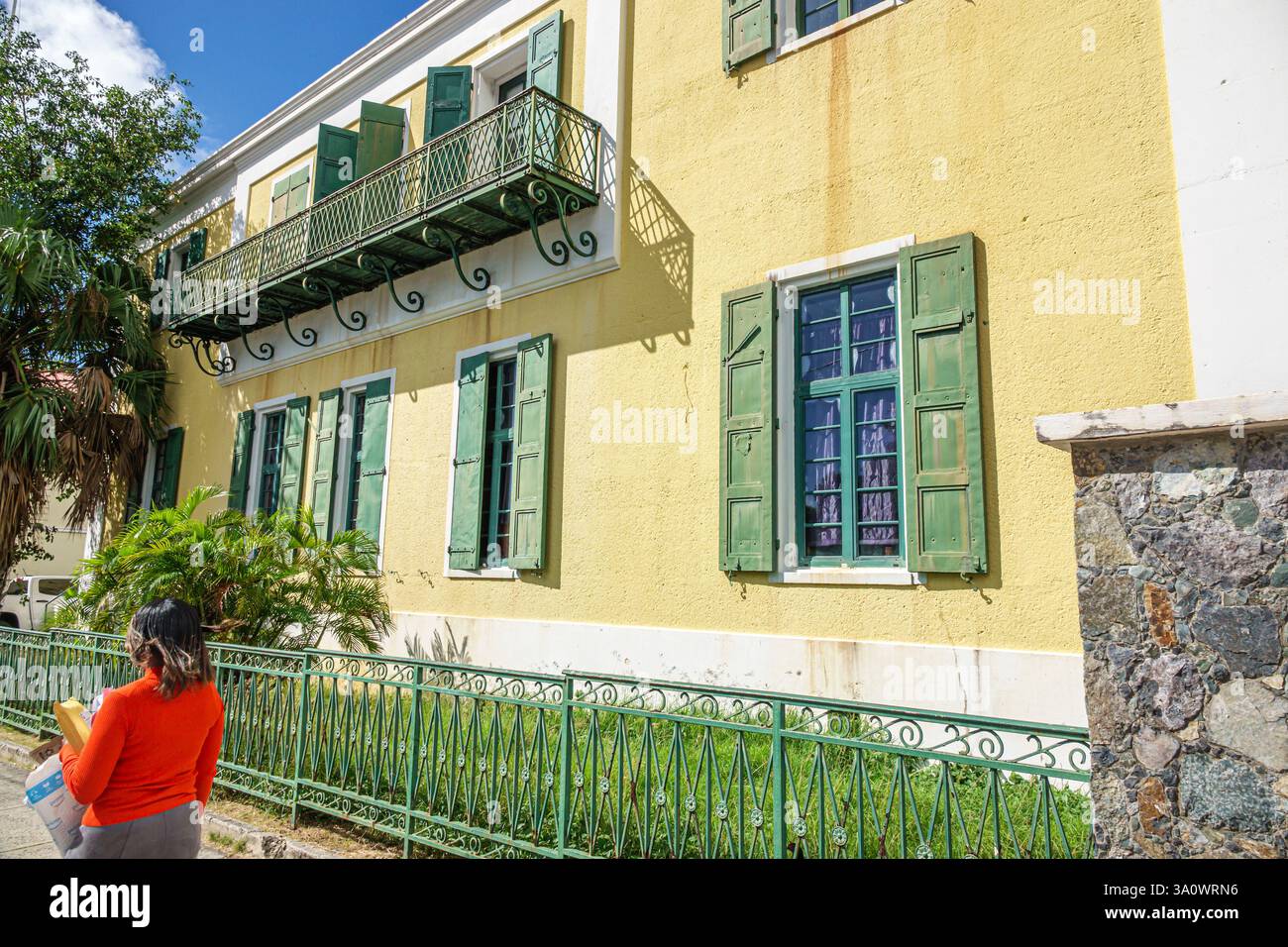Charlotte Amalie,Saint St. Thomas,US Virgin Islands USVI,outside ...