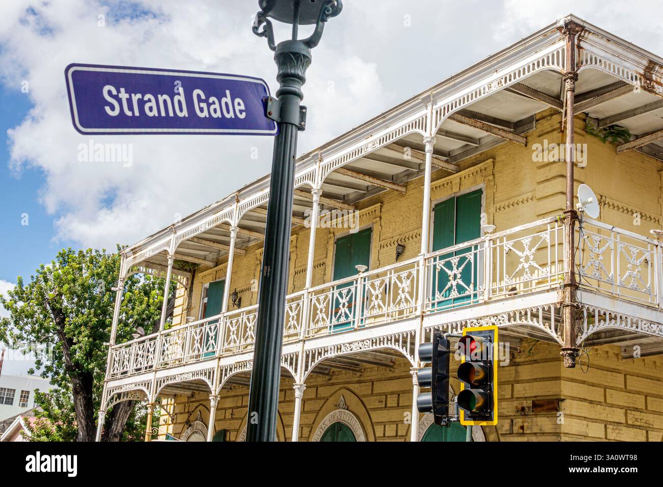 Charlotte Amalie, Saint St. Thomas, US Virgin Islands USVI, Strand Gade ...