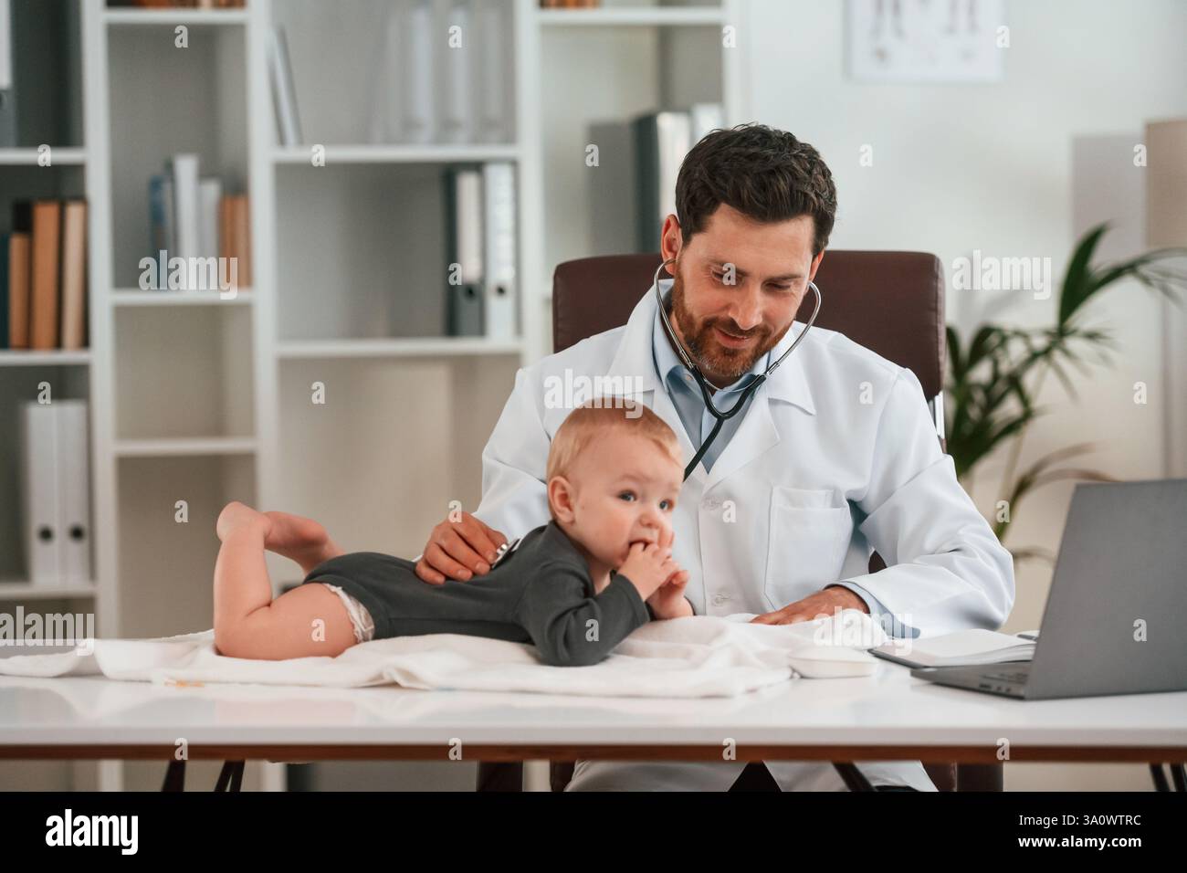 Stethoscope health baby in hi-res stock photography and images - Alamy