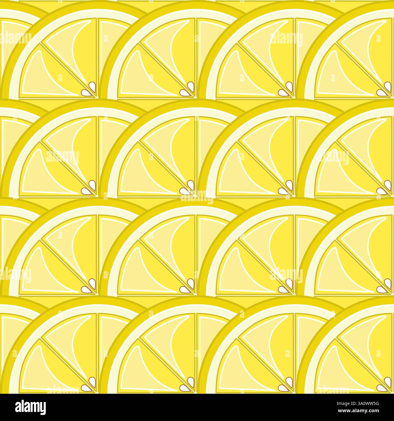 Seamless citrus pattern with lemon slices vector illustration Stock Vector Image & Art - Alamy