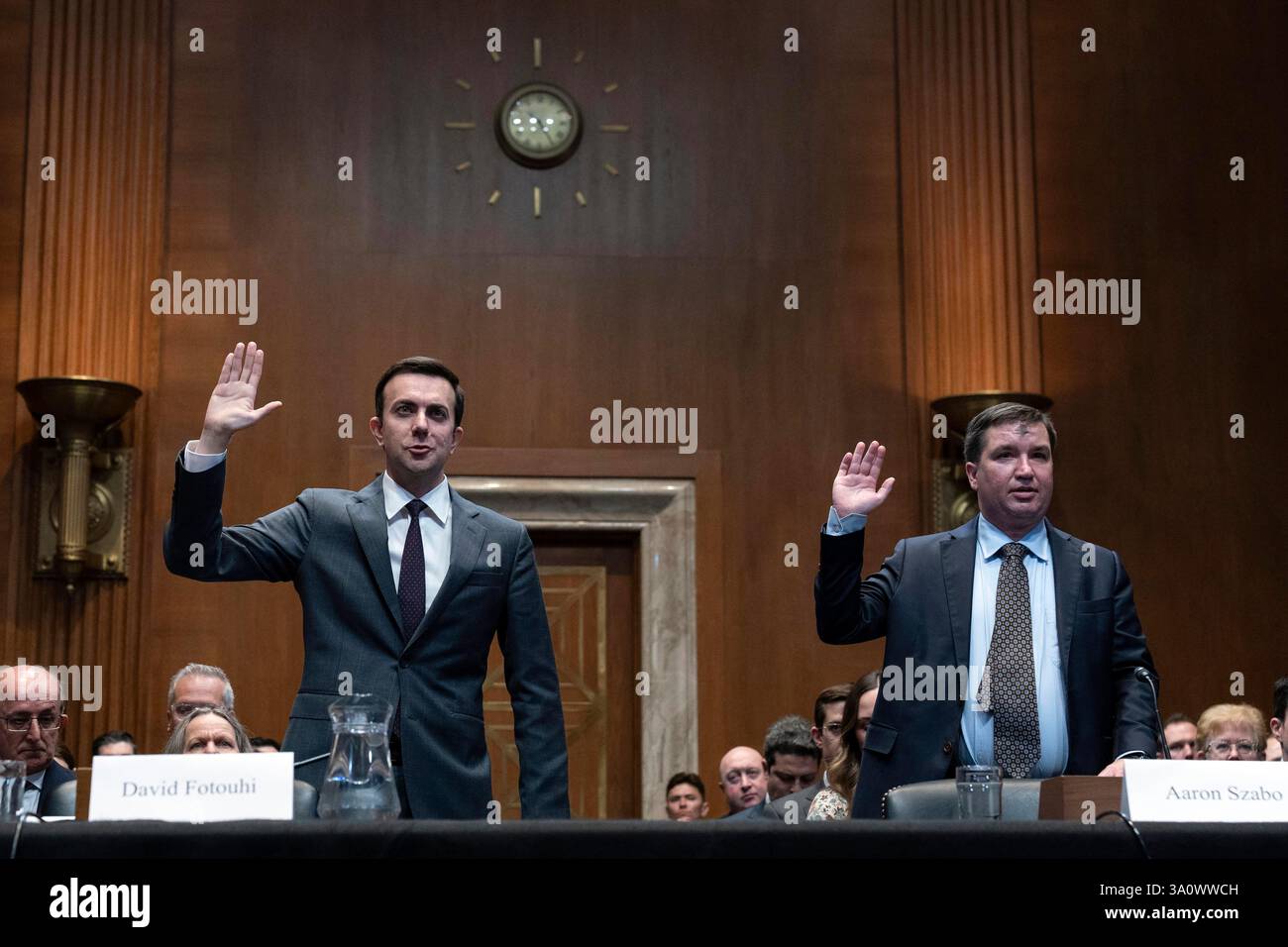 David Fotouhi, left, nominated to be Deputy Administrator of the ...