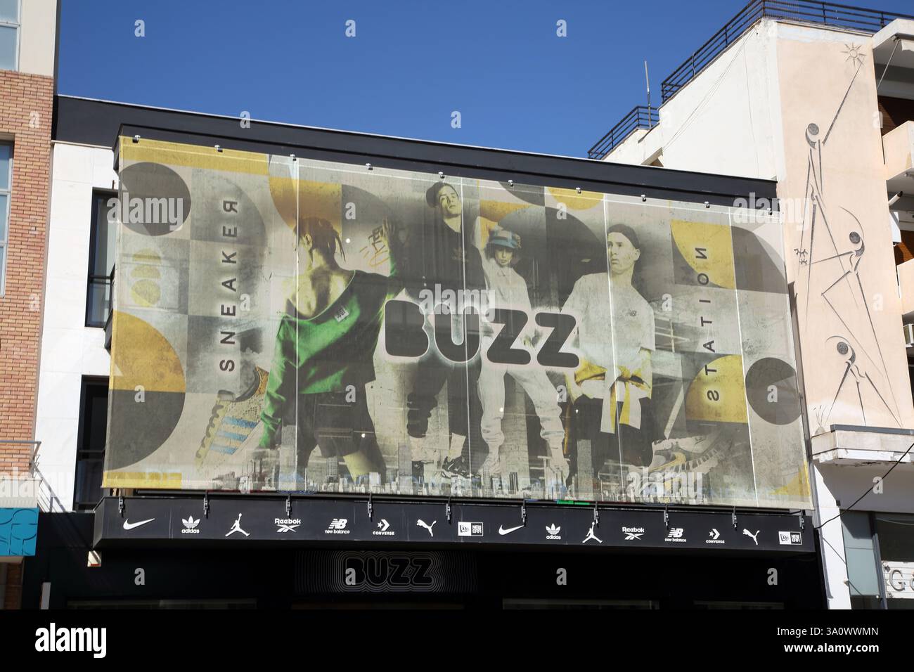 Buzz sneaker station sign hi-res stock photography and images - Alamy