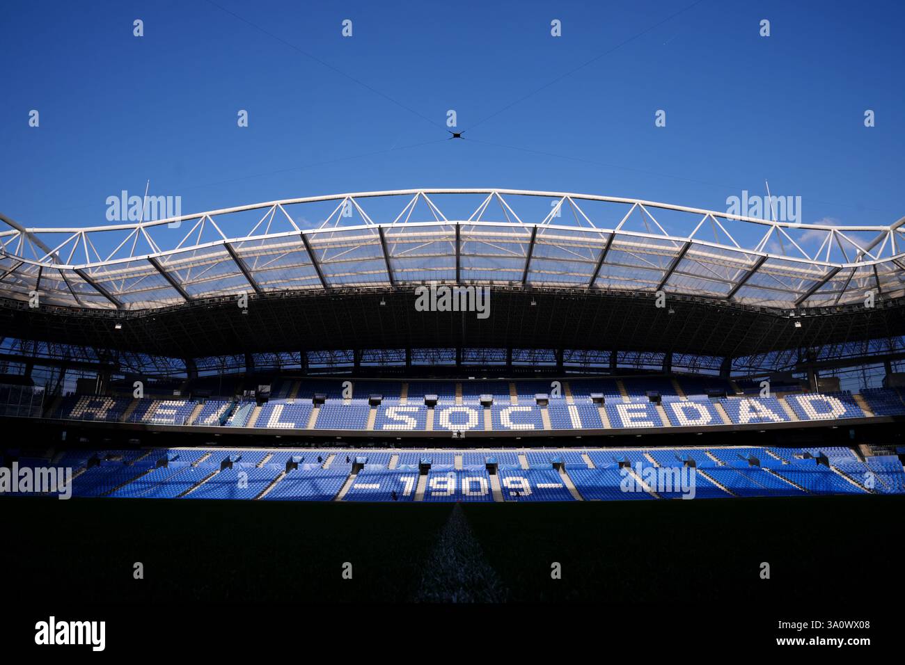 General view of the stadium before a press conference at the Reale ...