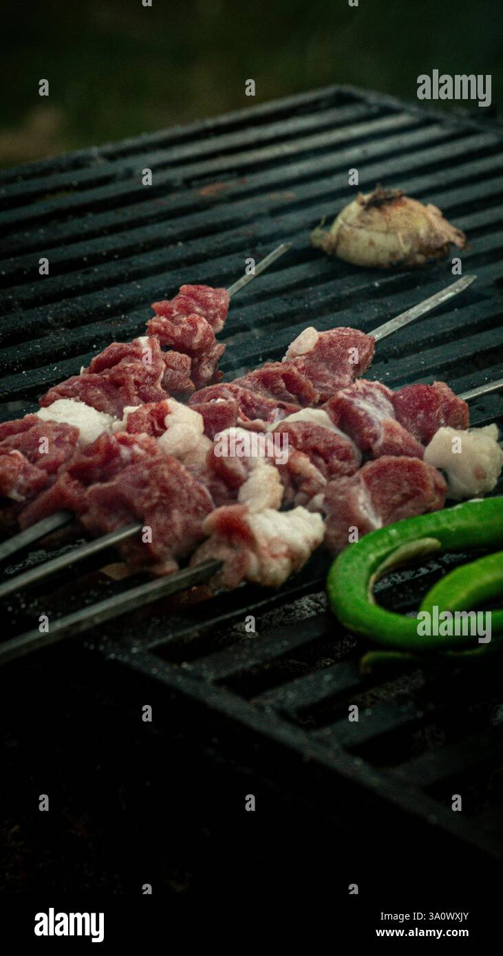 The traditional Brazilian barbecue is ready to eat Stock Photo - Alamy