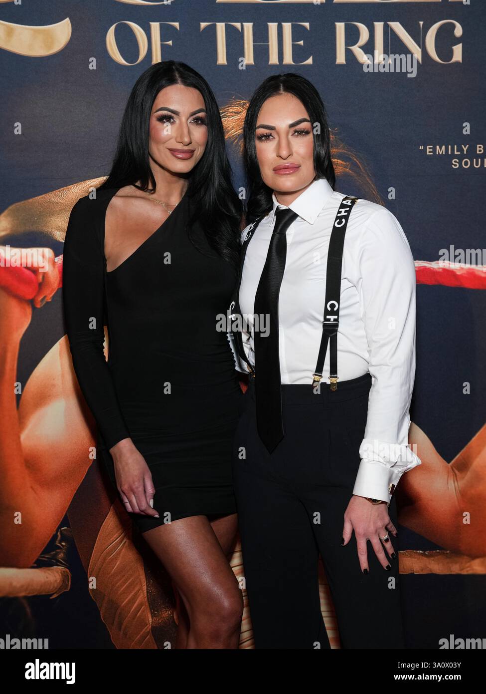 Toni Cassano and Sonya Deville attend the ''Queen of the Ring'' New ...